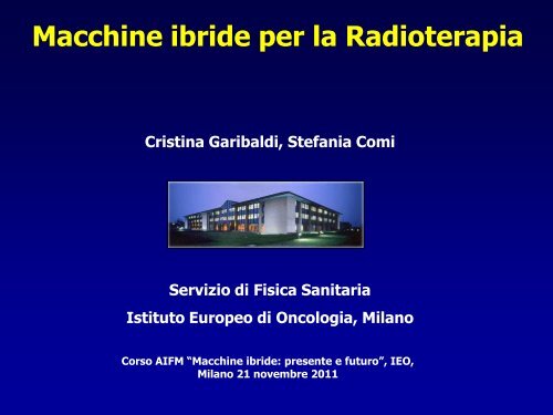 Cone Beam CT - Aifm
