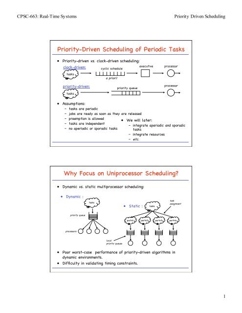 Priority-Driven Scheduling of Periodic Tasks - TAMU Computer ...