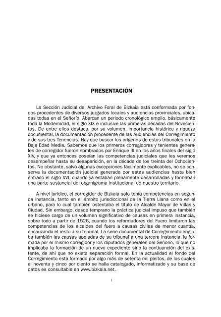 Archivo Foral de Bizkaia. Sección Judicial. Documentación Medieval