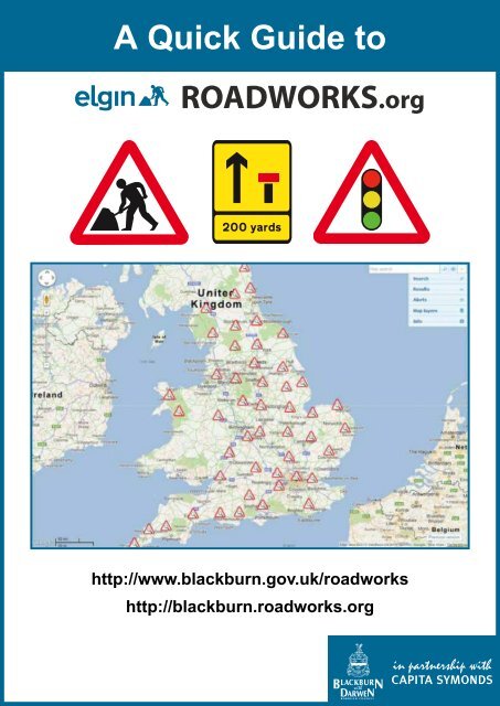 Roadworks map guide