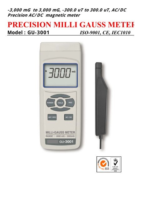 PRECISION MILLI GAUSS METER - MRC