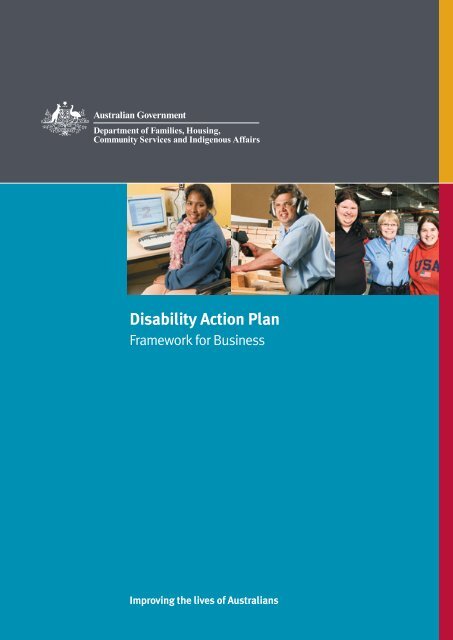 Disability Action Plan - Department of Families, Housing, Community ...