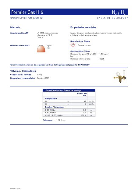 Formier Gas H 5 - Messer