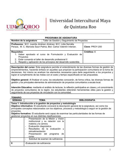Universidad Intercultural Maya de Quintana Roo - UIMQRoo