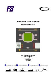 Motorvision 2 (MV2) Technical Manual - PBSI Group Ltd