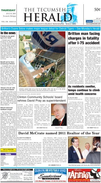 THE TECUMSEH - Tecumseh Herald