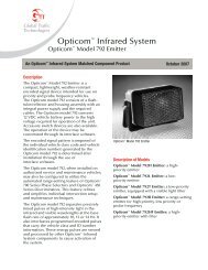 GTT Opticom Model 492 Infrared Emitter - Signal Control Products, Inc.