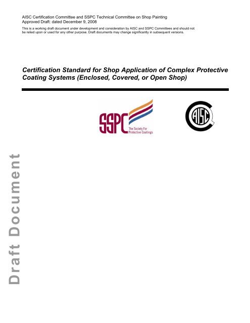 Draft Document - AISC