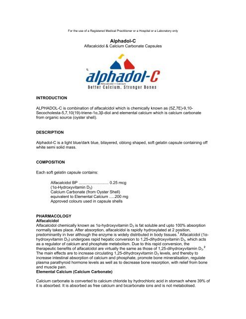 Alphadol C - Panacea Biotec