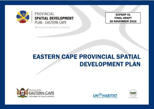 PSDP Chapter 1 Introduction - Provincial Spatial Development plan