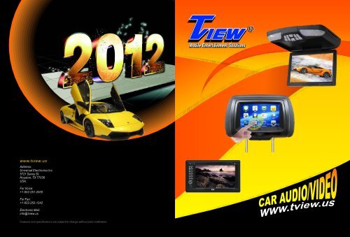 2012 Tview Catalogue