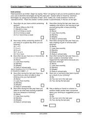 AUDIT-C Alcohol Use Questionnaire - Group Health Cooperative