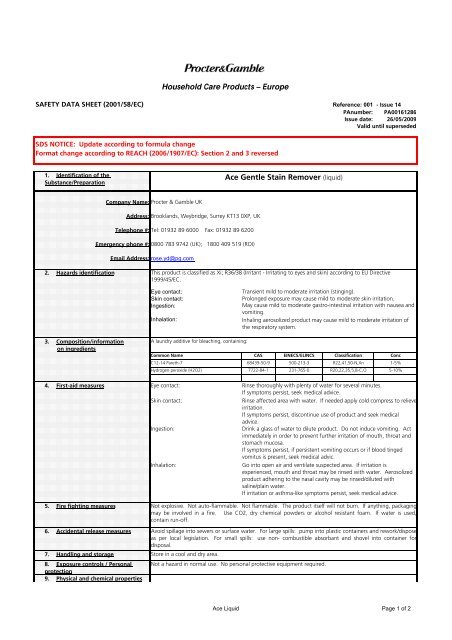 Ace Liquid - ScienceInTheBox