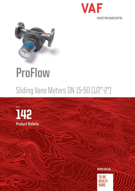ProFlow flowmeters - VAF Instruments