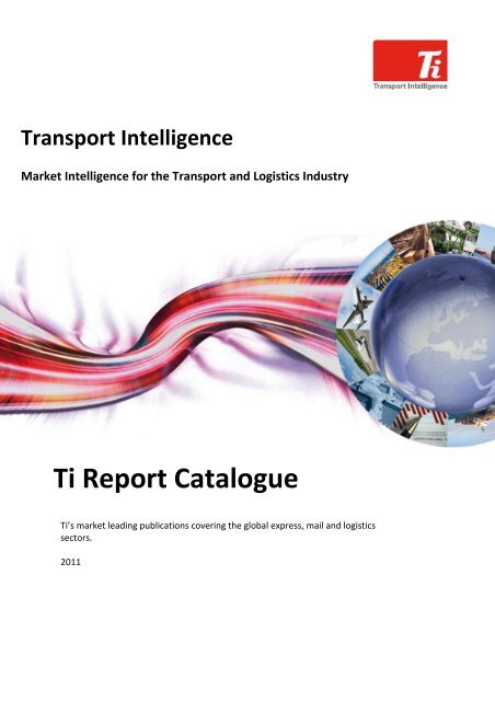 Ti Report Catalogue - Transport Intelligence
