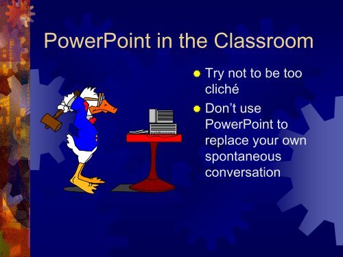 Really Bad Powerpoint Examples
