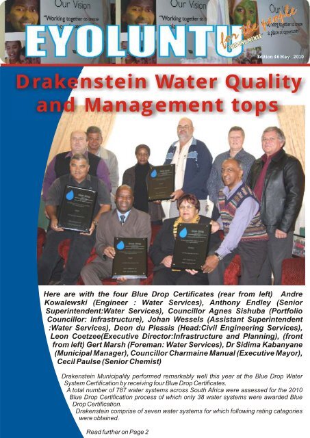 May 2010 - Drakenstein municipality