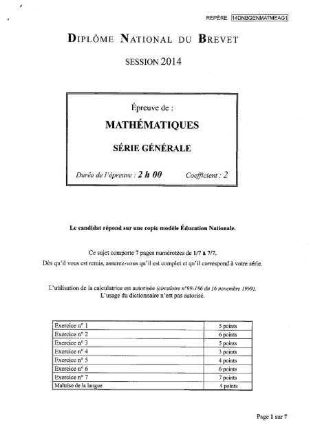 sujet-brevet-maths-2014-france