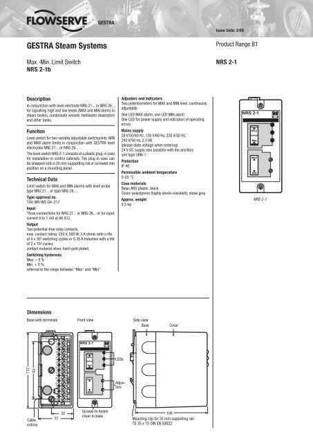 GESTRA Steam Systems - Gestra AG