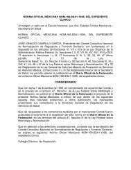 NORMA Oficial Mexicana NOM-234-SSA1-2003 ... - COMAEM