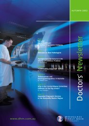 TEST SELECTION GUIDE - Douglass Hanly Moir Pathology