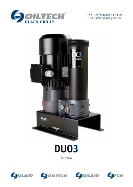 Oil Filter Unit DUO3 Brochure - Olaer.de