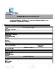 Application for Registration as an Assessor or Moderator - ESETA