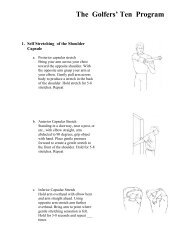 THROWER'S TEN EXERCISE PROGRAM