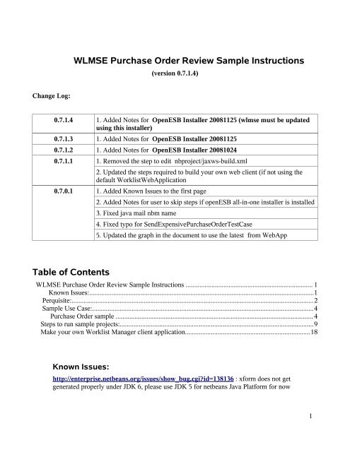 WLMSE Purchase Order Review Sample Instructions Table of ...