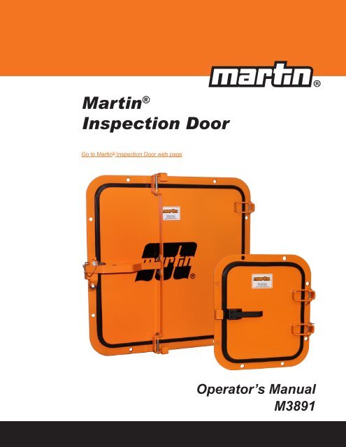 Operator Manual - M3891 - Martin Engineering
