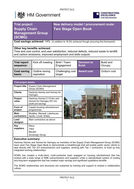Procurement trial projects case study report - Hackney ... - Gov.UK