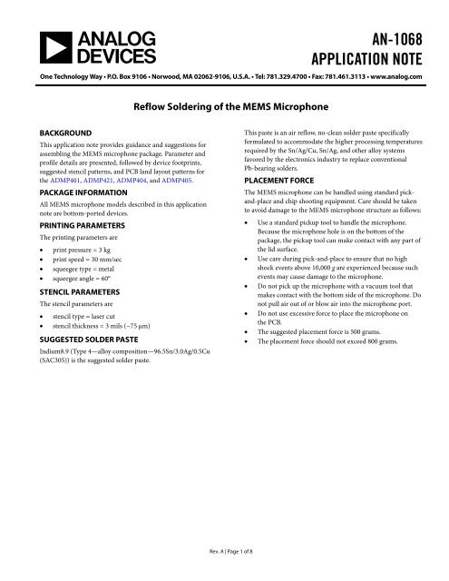 AN-1068 APPLICATION NOTE