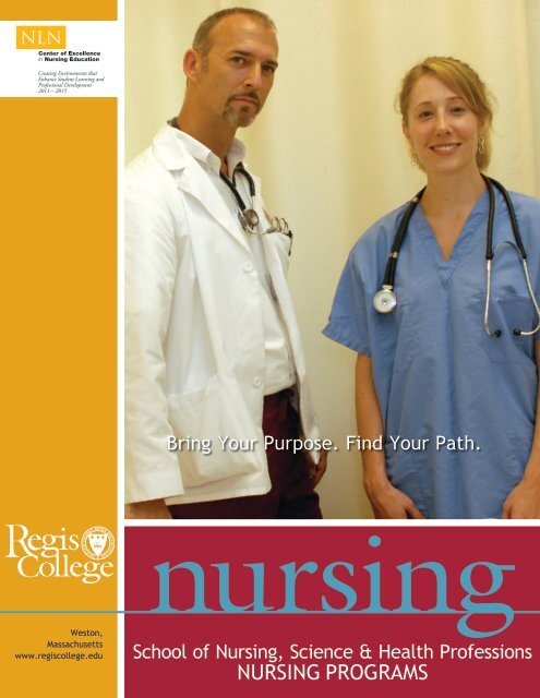 NURSING PROGRAMS - Regis College