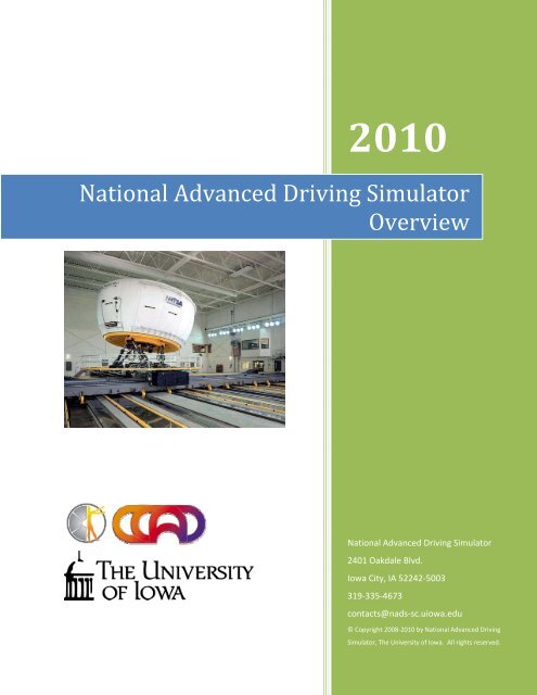 NADS Overview - The National Advanced Driving Simulator ...