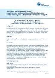 ORALVAC plus - Prescribing Information - Allergy Therapeutics