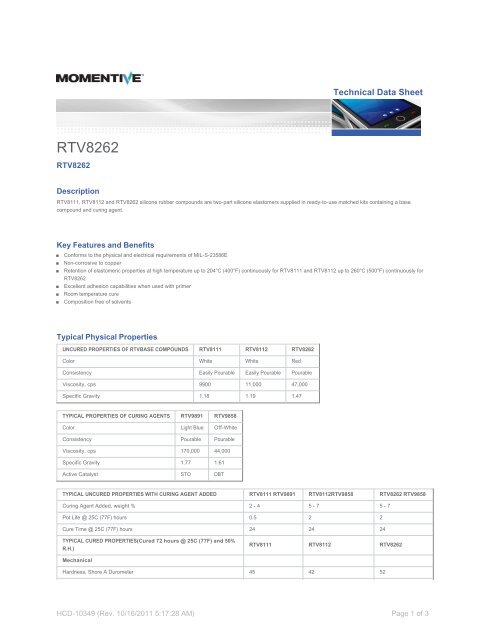 RTV8262 - SINUS Electronic