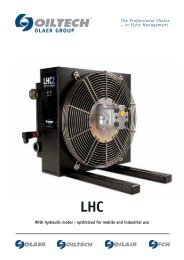 Air Oil Coolers Oiltech LAC Brochure