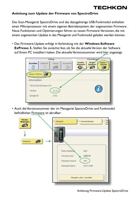 Firmware-Update SDR d - Techkon GmbH