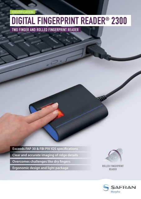 DIGITAL FINGERPRINT READER® 2300 - Morpho