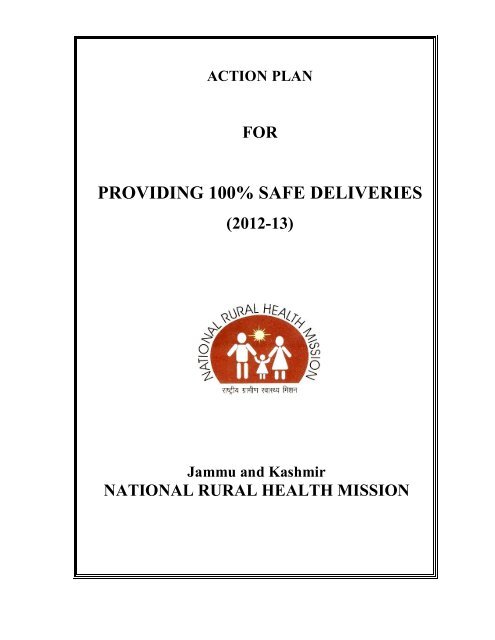 Action Plan for Providing 100% Safe Deliveries - National Rural ...