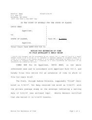 Emergency Motion for Expedited Action on Petition for Hearing