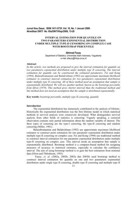 b - Database DPPM UII - Universitas Islam Indonesia