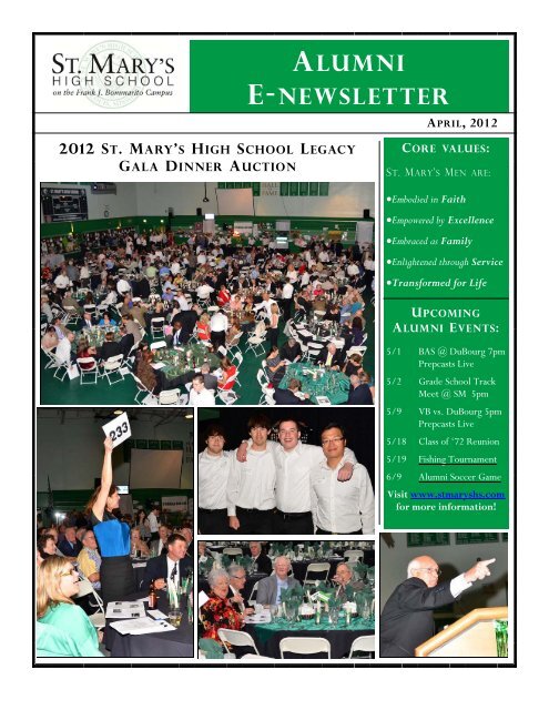 Alumni Template.pub - St. Mary's High School