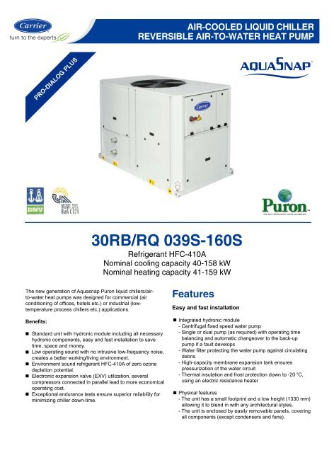 30RB/RQ 039S-160S - Carrier.Com.Hk