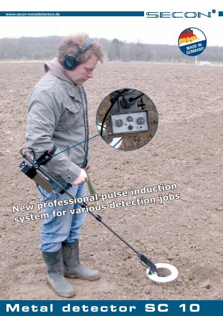 Metal detector SC 10 - Secon