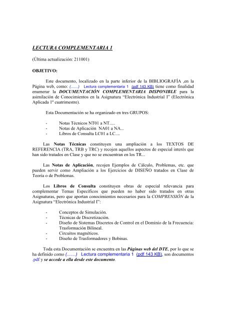 Lectura complementaria 1