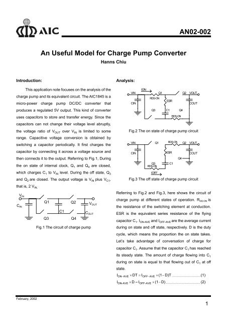 AN02-002 An Useful Model for Charge Pump ... - SINUS Electronic