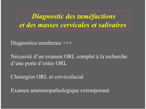 masses cervicales