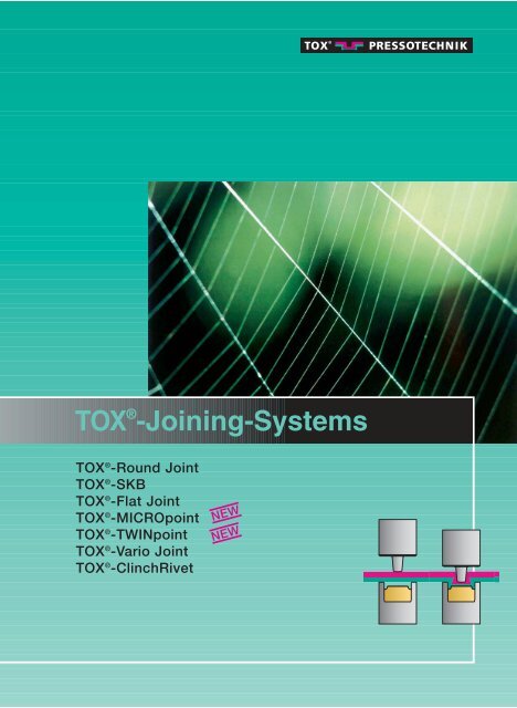 TOXÂ®-Joining-Systems - TOX PRESSOTECHNIK USA