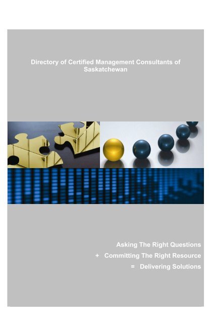 Directory of Certified Management Consultants of Saskatchewan ...